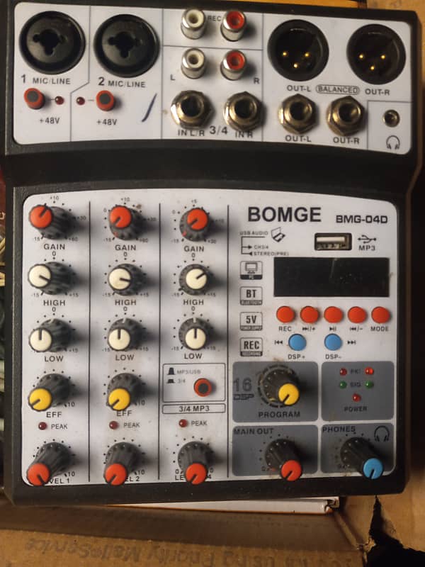 Bomge 4channel Mixer | Reverb