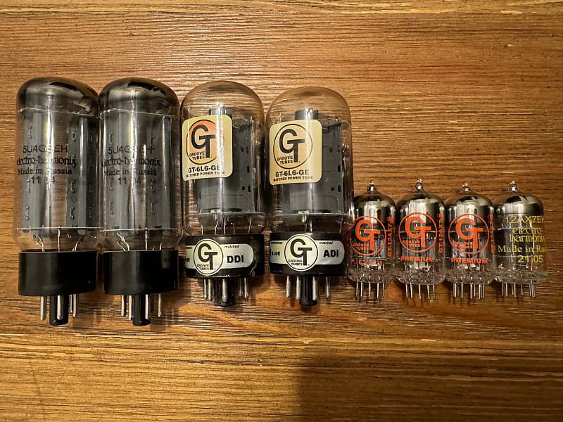Electro-Harmonix 5U4GB Rectifier Tube, Groove Tubes 6L6 Power | Reverb
