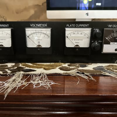Vintage Meter bridge with 4 large vintage VU meters: Simpson | Reverb
