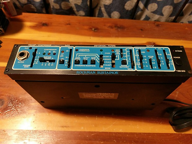 Rockman Sustainor Tom Scholz Mini Rack unit vintage FREE | Reverb UK