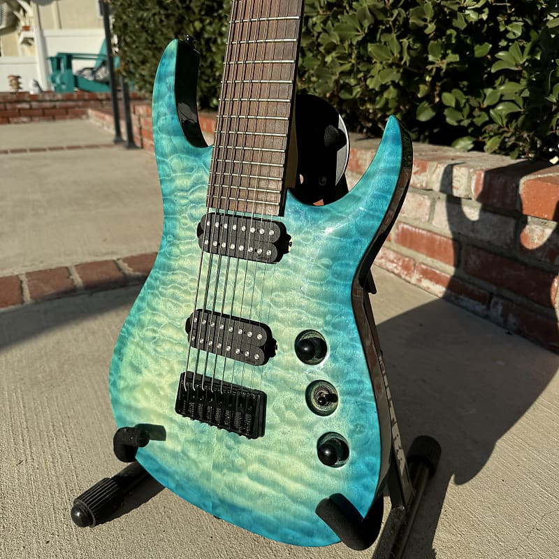 Agile Septor 827 - 8-string - Blue burst | Reverb
