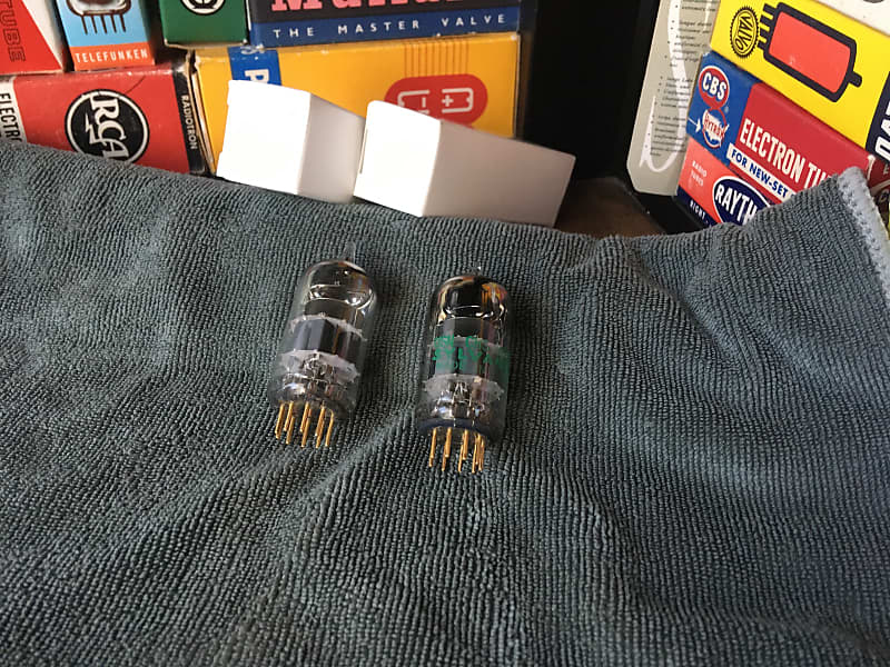 2 Rare Sylvania D-getter 6922 Gold Pin Audio Tubes - | Reverb