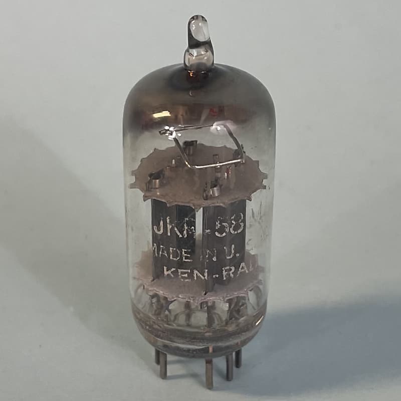 1950s Ken Rad JKR 5814 12AU7 ECC82 Vintage Blacknplate D | Reverb
