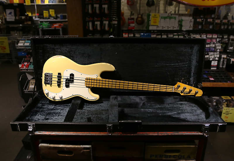 ESP Vintage Four Bass Distressed 2010 - Vintage White | Reverb