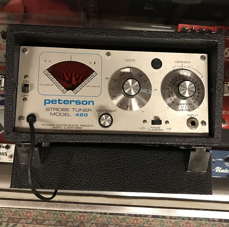 Vintage Peterson 420 Strobe Tuner | Reverb