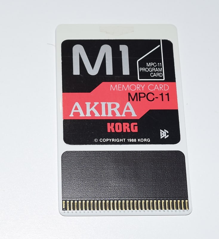 Korg M1 Akira Memory Card MPC-11 | Reverb Canada
