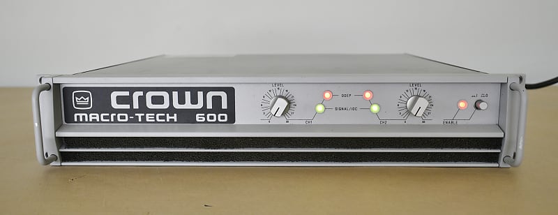 Crown MA-600 Macro-tech power amp Original Packaging Free | Reverb