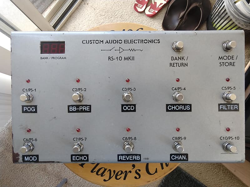 Custom Audio Electronics RS-10 MKII Remote and CAE 8 loop | Reverb
