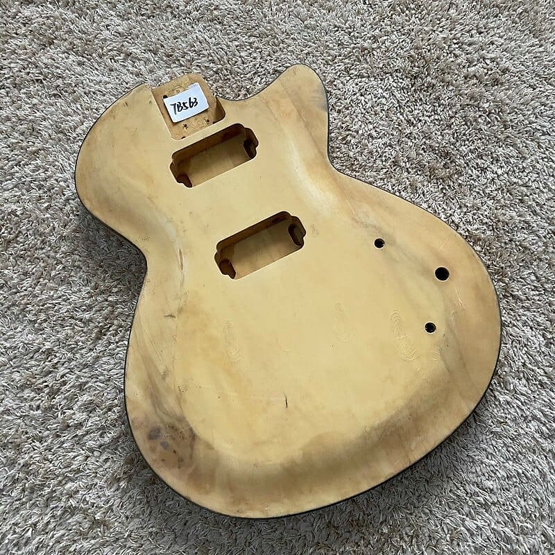 Unfinished Basswood Single Cut Guitar Body DIY Project | Reverb