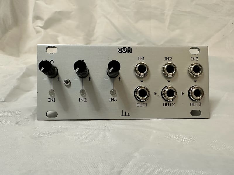 Transient Modules u3A Triple Attenuverter - 1U 2010s - Silver | Reverb