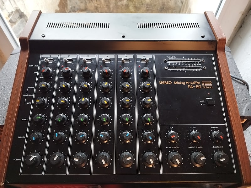 Roland PA-80 Stereo Mixer with Spring Reverb '81 | Reverb