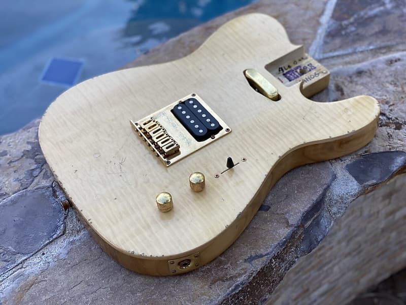 Real Life Relics Fully Loaded Tele® T Body Aged Flame | Reverb UK