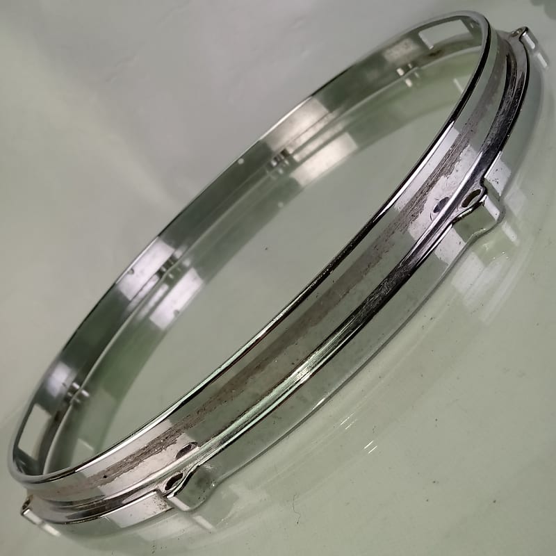 *Carlton 14" Die-Cast 8-Lug Snare Drum Resonant Side Rim/Hoop | Reverb