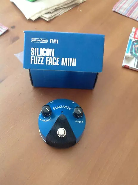 Dunlop Silcon Fuzz Face Mini Blue | Reverb