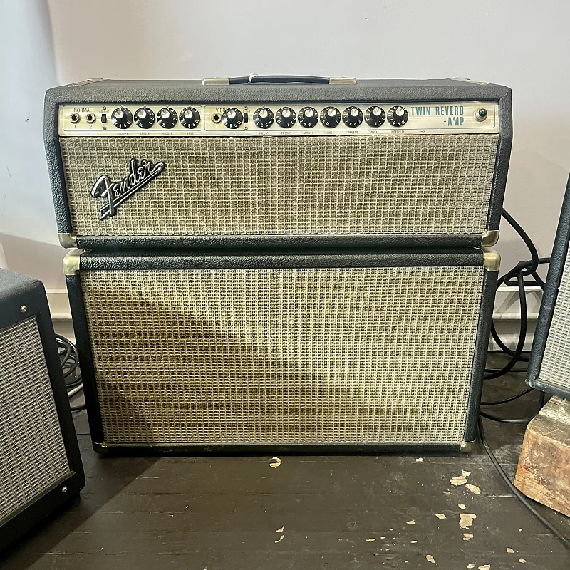1970's Fender Twin Reverb Head & Cab | Reverb
