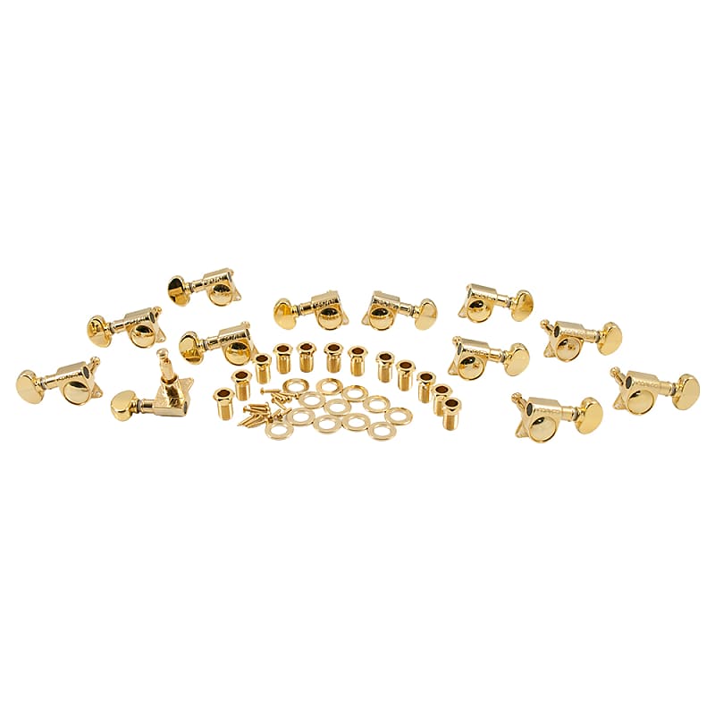 Grover 12 String Mid-Size Rotomatics Gold | Reverb