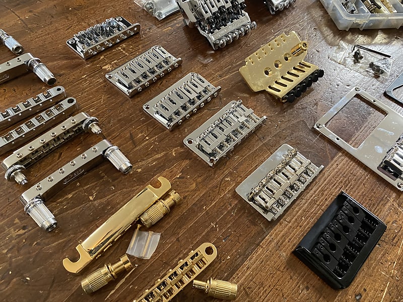 Miscellaneous Electric guitar bridges, tremolos, stop bars, | Reverb