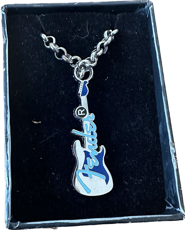 Fender Necklace Blue Officially Licensed Memorabilia NOS | Reverb