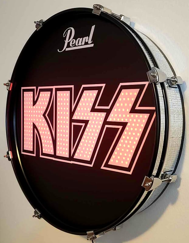 KISS Mirrorball LED Wall Mounted Bass Drum | Reverb