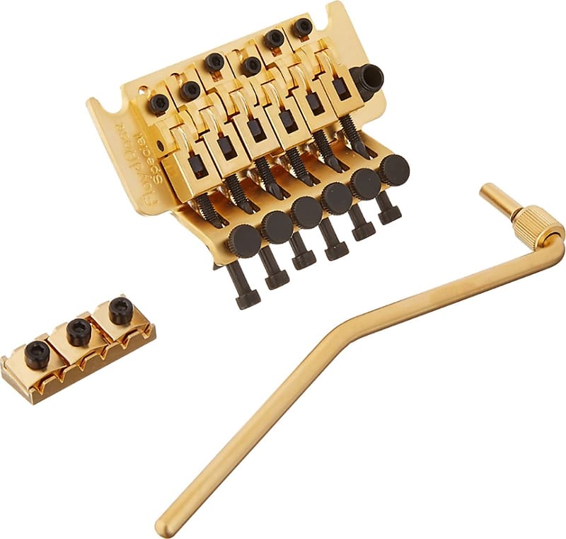 Gold Floyd Rose Double-Locking Tremolo System | Reverb