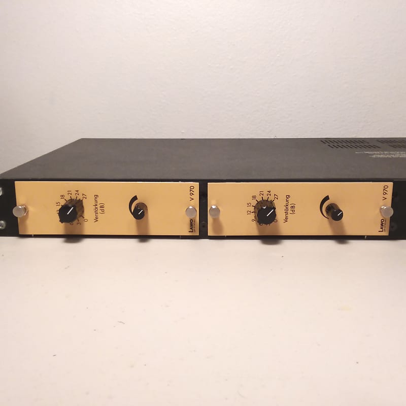 Lawo V970 dual mic preamp rack 70s orig vers german neve | Reverb