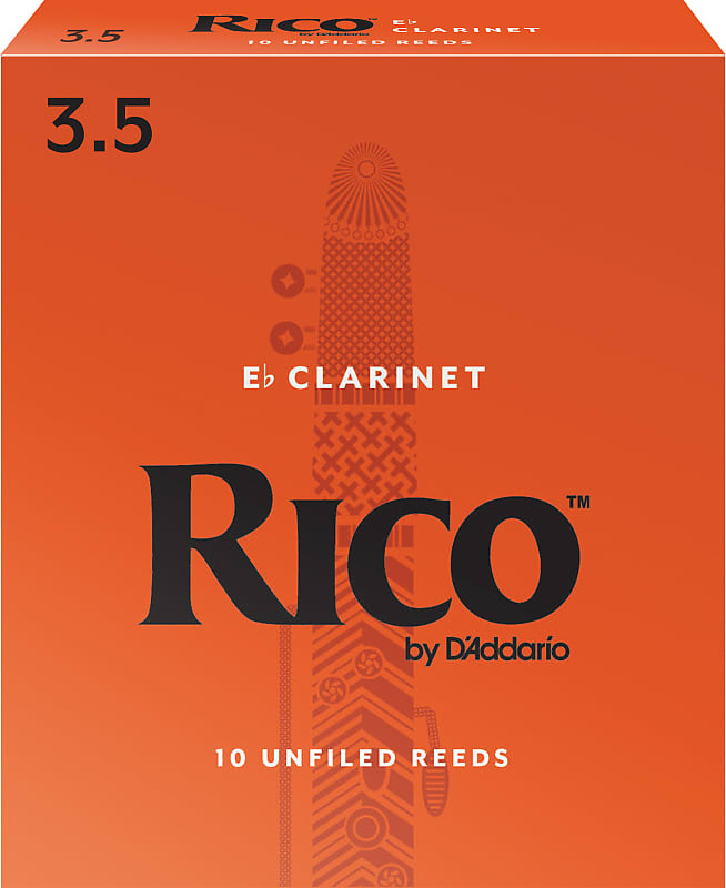 Rico Eb Clarinet Reeds - #3.5, 10 Box | Reverb