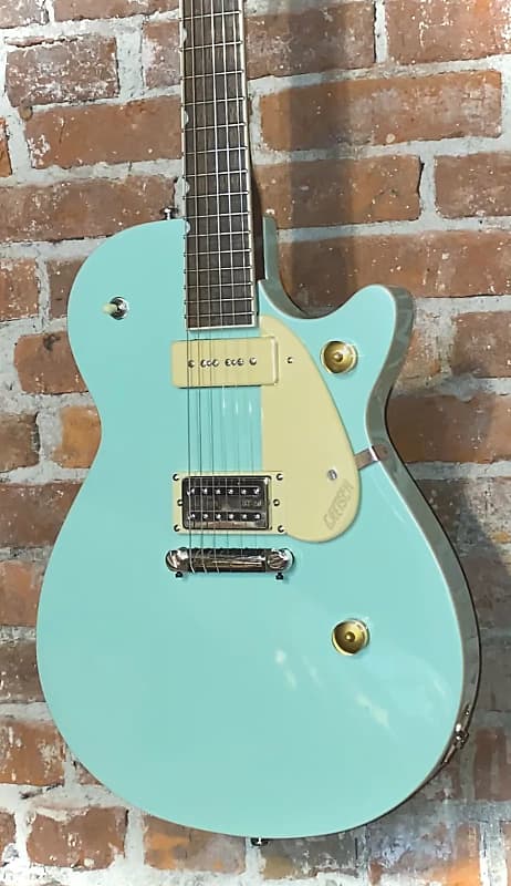 Gretsch G2215-P90 Streamliner Junior Jet Club Mint Metallic, | Reverb