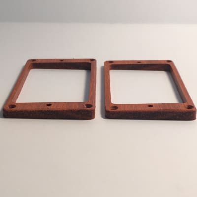 Guilford Padauk Tapered Humbucker Pickup ring set - USA | Reverb