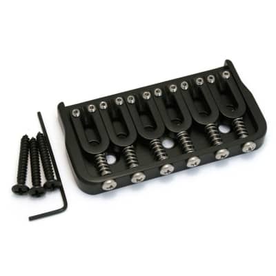 Hipshot 41200M Modern Spacing 6-String Hardtail Guitar Bridge | Reverb