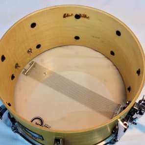 MAGSTAR 6.5x14" Custom Maple Snare Drum 1990's Satin Maple | Reverb