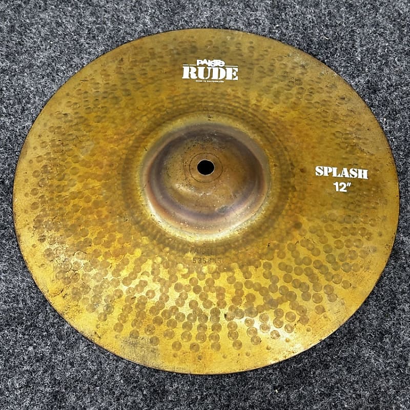 Used Paiste Rude Splash Cymbal 12" - Very Good | Reverb