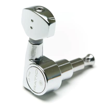 Graph Tech Ratio Staggered Electric Locking Machine Heads, 6 | Reverb