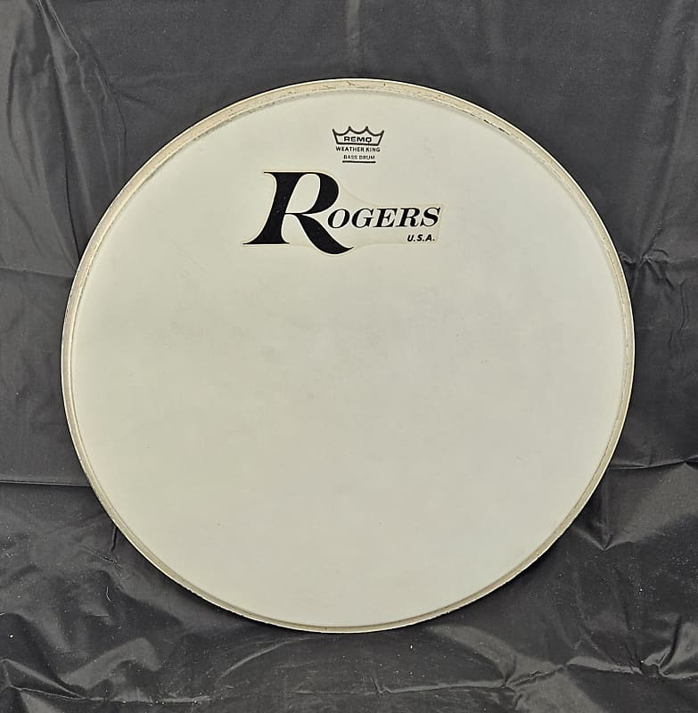 Rogers Vintage Bass Drum Resonant Head 22" 1960s-1970s - | Reverb