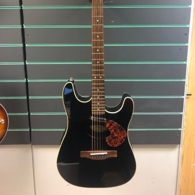 Fender Stratacoustic Deluxe Black 2009 Hybrid | Reverb