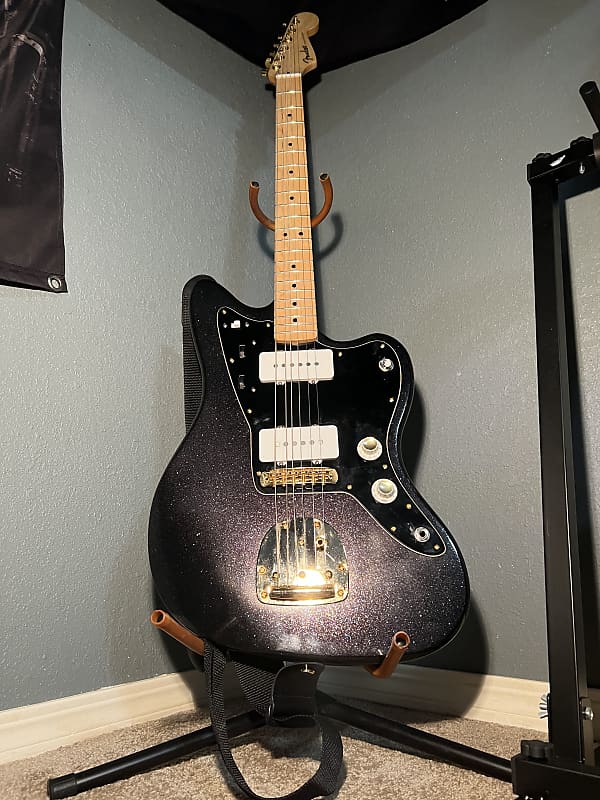 Jazzmaster 2022 (Galaxy Black Flake) lacquer finish | Reverb
