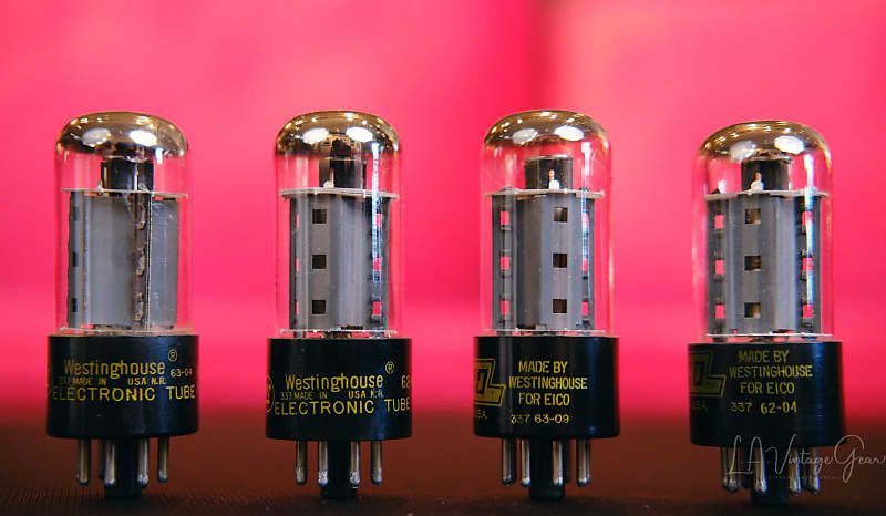 Vintage Westinghouse 7591 Matched Pair of Tubes - Tests NOS - | Reverb