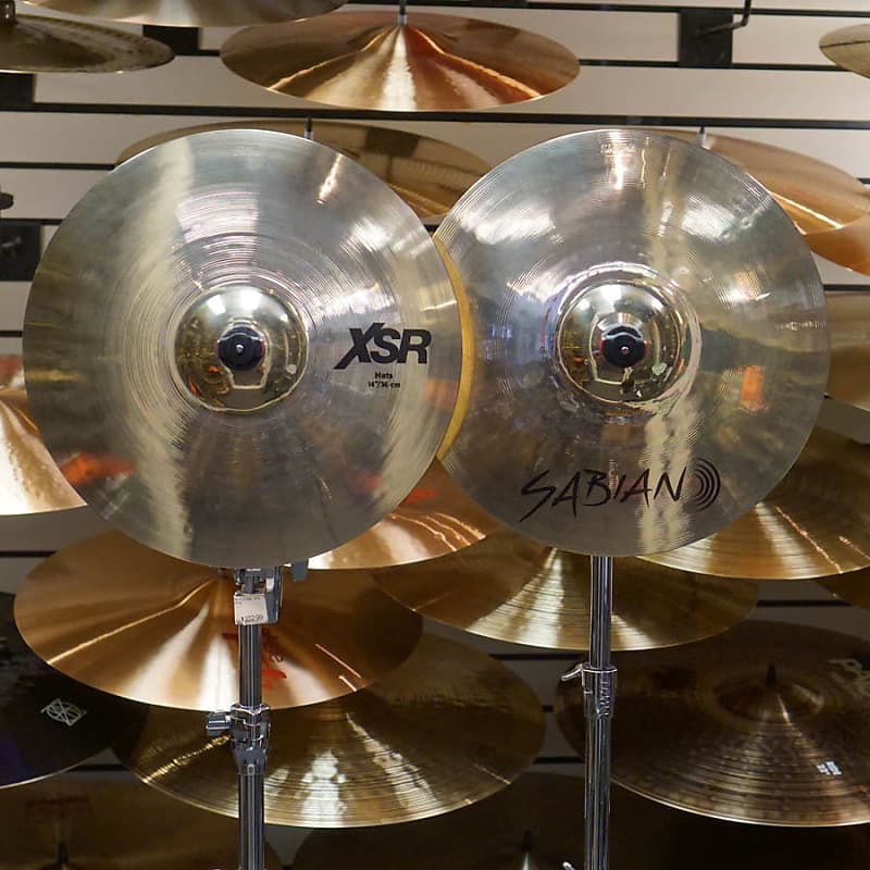 Sabian 14" XSR Hi Hat Cymbal Set | Reverb