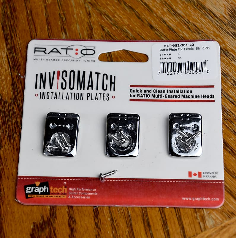 Graph Tech Ratio InvisoMatch Premium Mounting Plates For | Reverb
