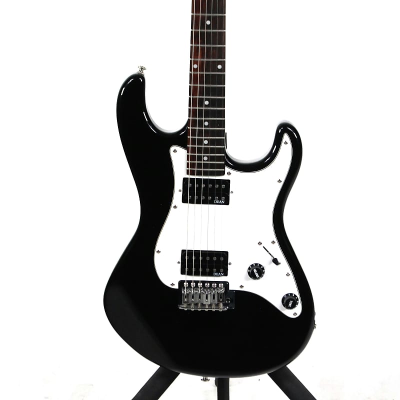 Used Dean STRAT TYPE Electric Guitars Black | Reverb