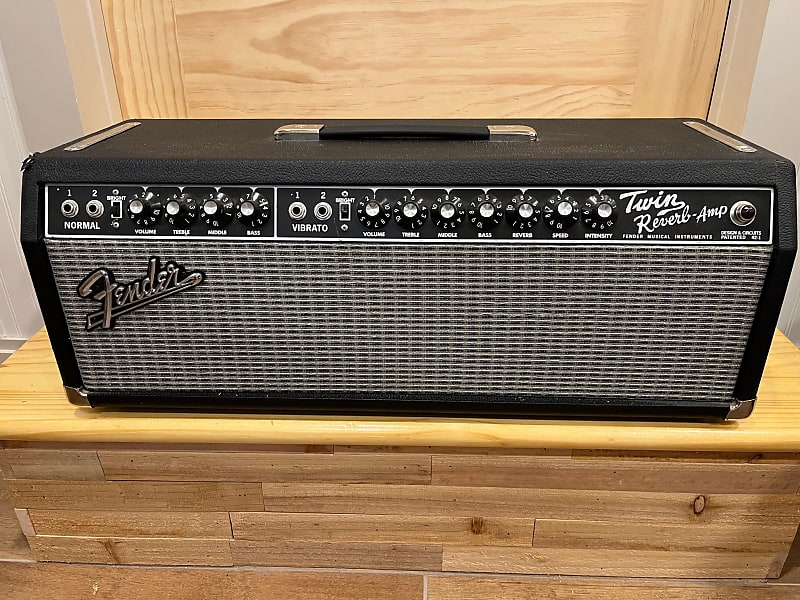 Fender Twin Reverb Reissue Amp Head - 100w - Excellent | Reverb