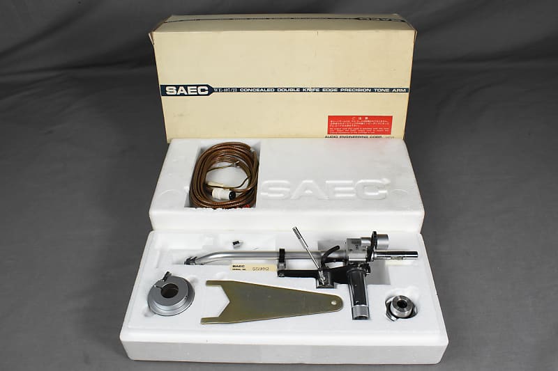 SAEC WE-407/23 Concealed Double knife edge precision Tonearm | Reverb