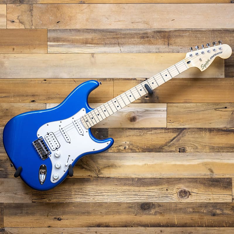 Squier Affinity Series Stratocaster HSS Electric Guitar, Lake | Reverb