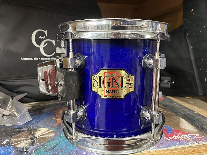 Premier Signia 8” Drum Sapphire Blue | Reverb
