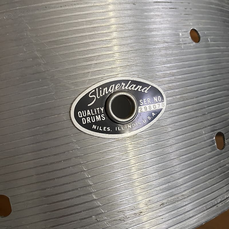 Slingerland Aluminum 10 lug Snare Shell 1970s | Reverb