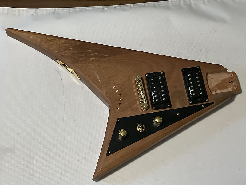 2022 Jackson JS32T RR Rhoads V Natural Wood Hardtail Loaded | Reverb