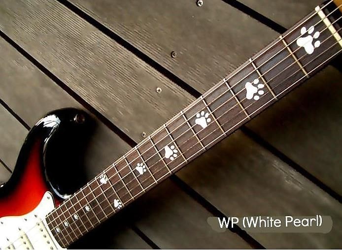 JOCKOMO Inlay Stickers, Fret Mark-Cat Foot Prints (WP) | Reverb