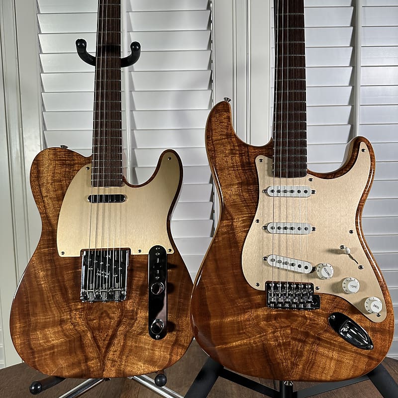 Fender Custom Shop Masterbuilt Jason Davis Koa Stratocaster | Reverb