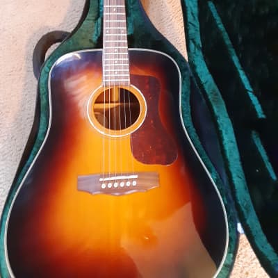 Guild D25 Dreadnought Acoustic 1980 - Cherry | Reverb