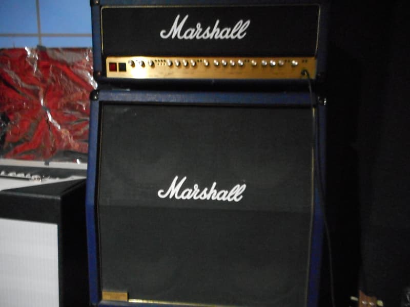 Marshall 6100 blue 30th anniversary stack 1992 - Blue | Reverb