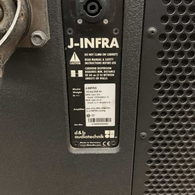 d&b Audiotechnik J-INFRA Subwoofer 2012 - Black | Reverb